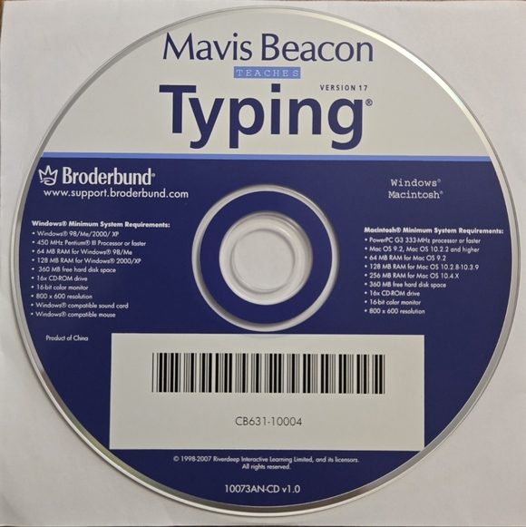 Media | Mavis Beacon Teaches Typing Version 17 Cdrom Windowsmac | Poshmark